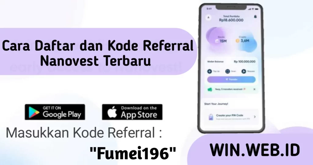 Cara Daftar dan Kode Referral Nanovest Terbaru – WIN.WEB.ID