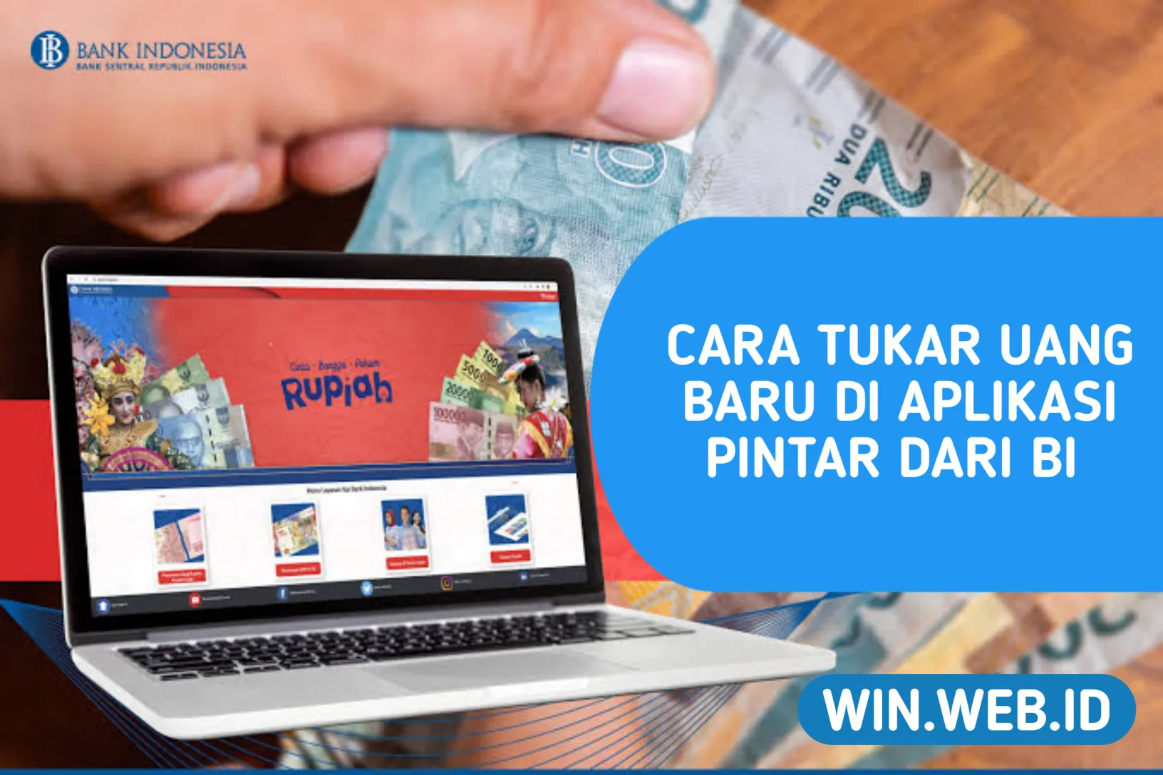 Cara Tukar Uang Baru di Aplikasi Pintar BI Terbaru | WIN.WEB.ID